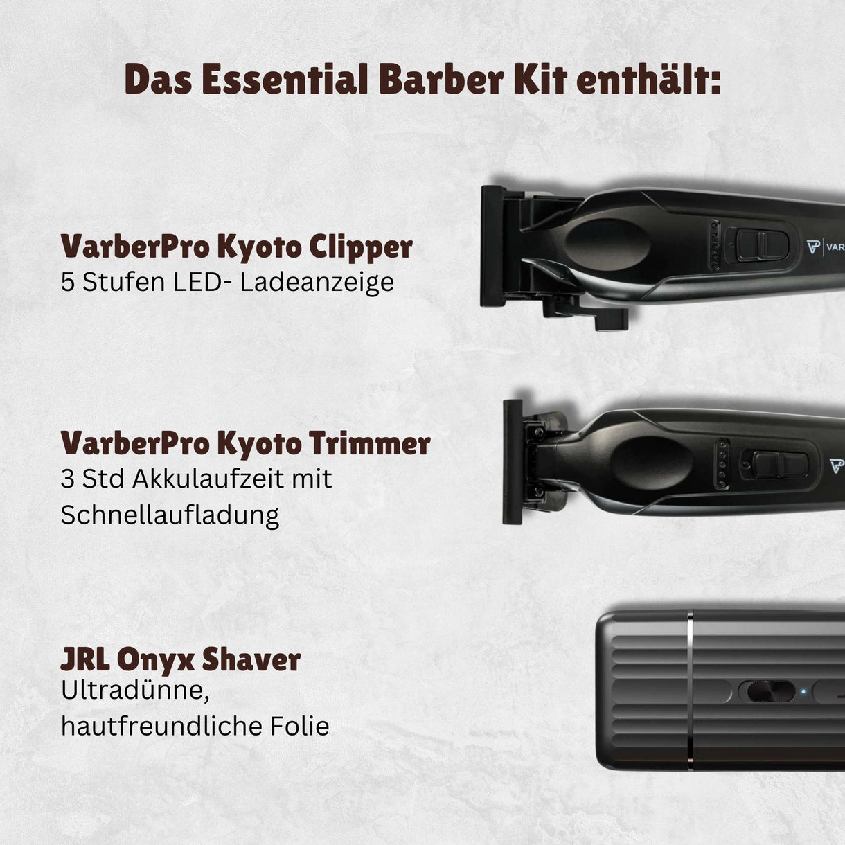 Essential Barber Kit - Komplettes Barber-Set online kaufen – Phullcutz